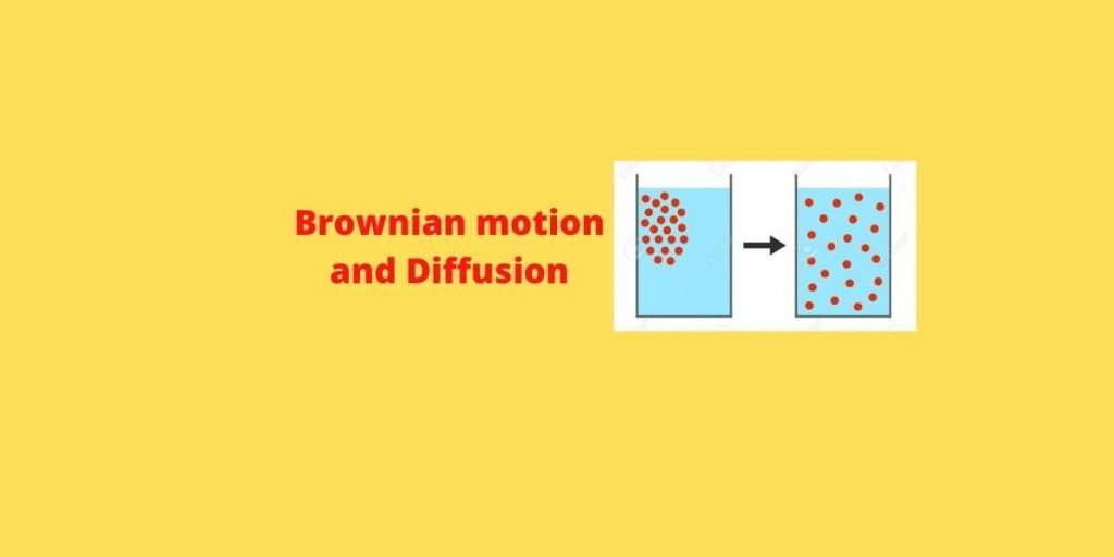 Brownian motion and Diffusion » CBSE Digital Education
