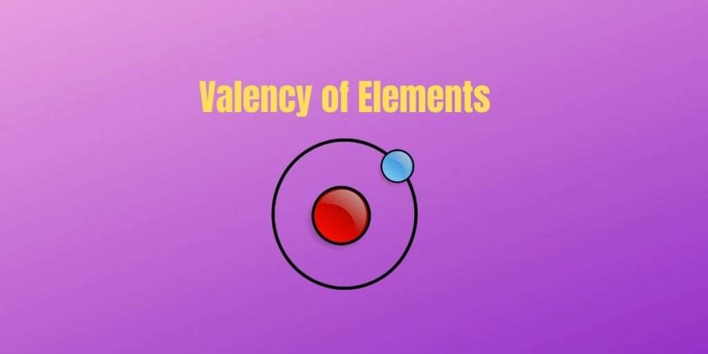 What is Valency? How to find valency of first 20 elenents