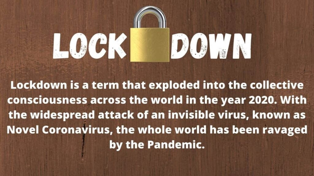Essay on Lockdown in English for Students and Children