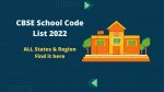CBSE School Code List 2023 All States & Region, Details Here