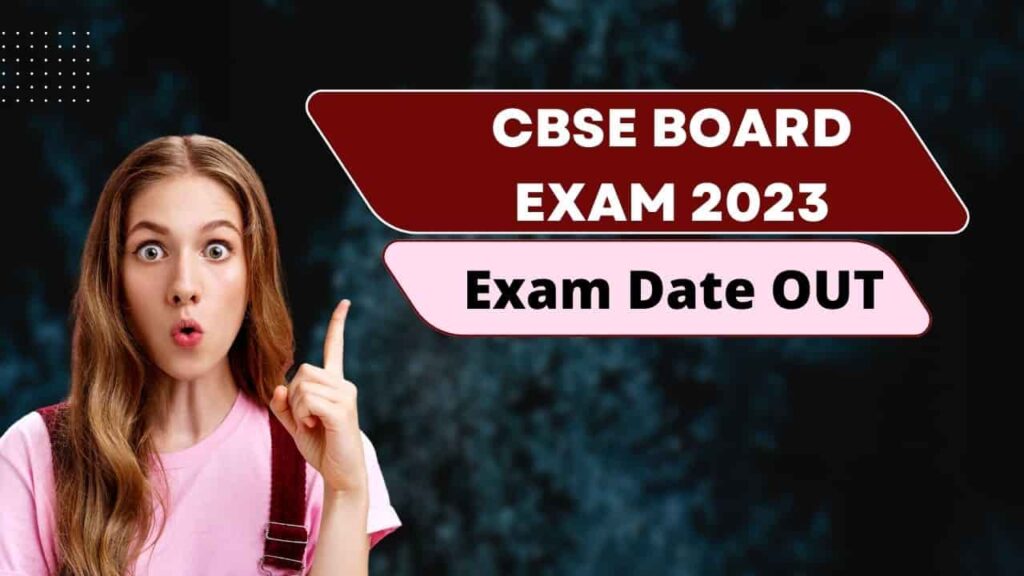 CBSE Board Examination 2023