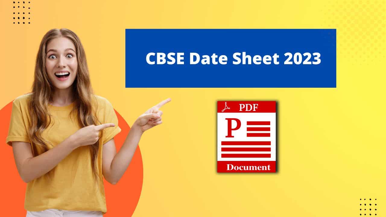 CBSE Date Sheet 2023 for Class 10 and 12 Board Exams - CBSE Digital ...