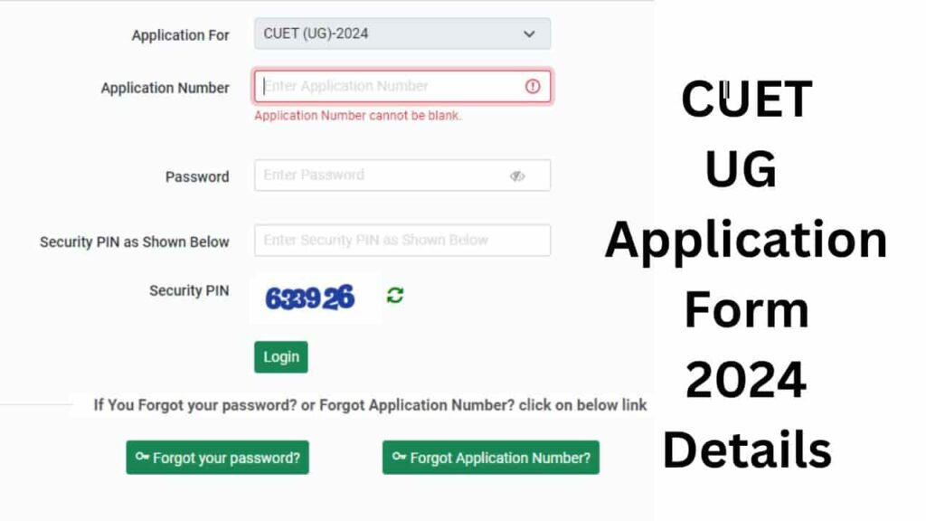 CUET UG Application Form 2024 Begins Apply Now