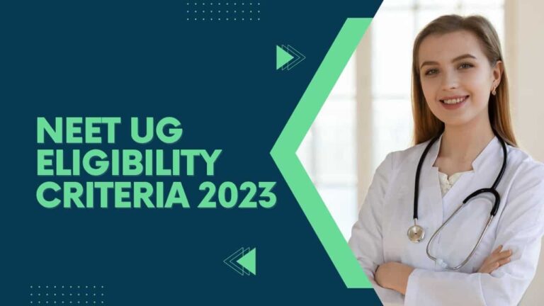 NEET UG Eligibility Criteria 2023: Age Limit, Educational Qualification ...