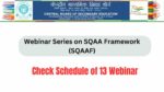 CBSE Training Webinar Series on SQAA Framework (SQAAF)