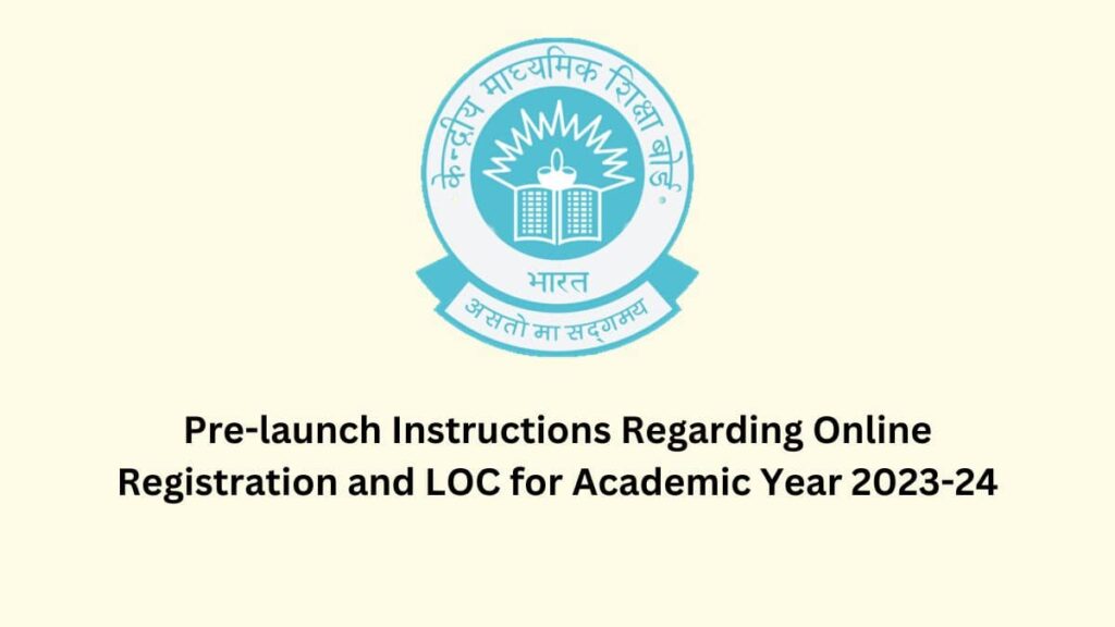 Pre-launch Instructions Regarding Online Registration and LOC for ...