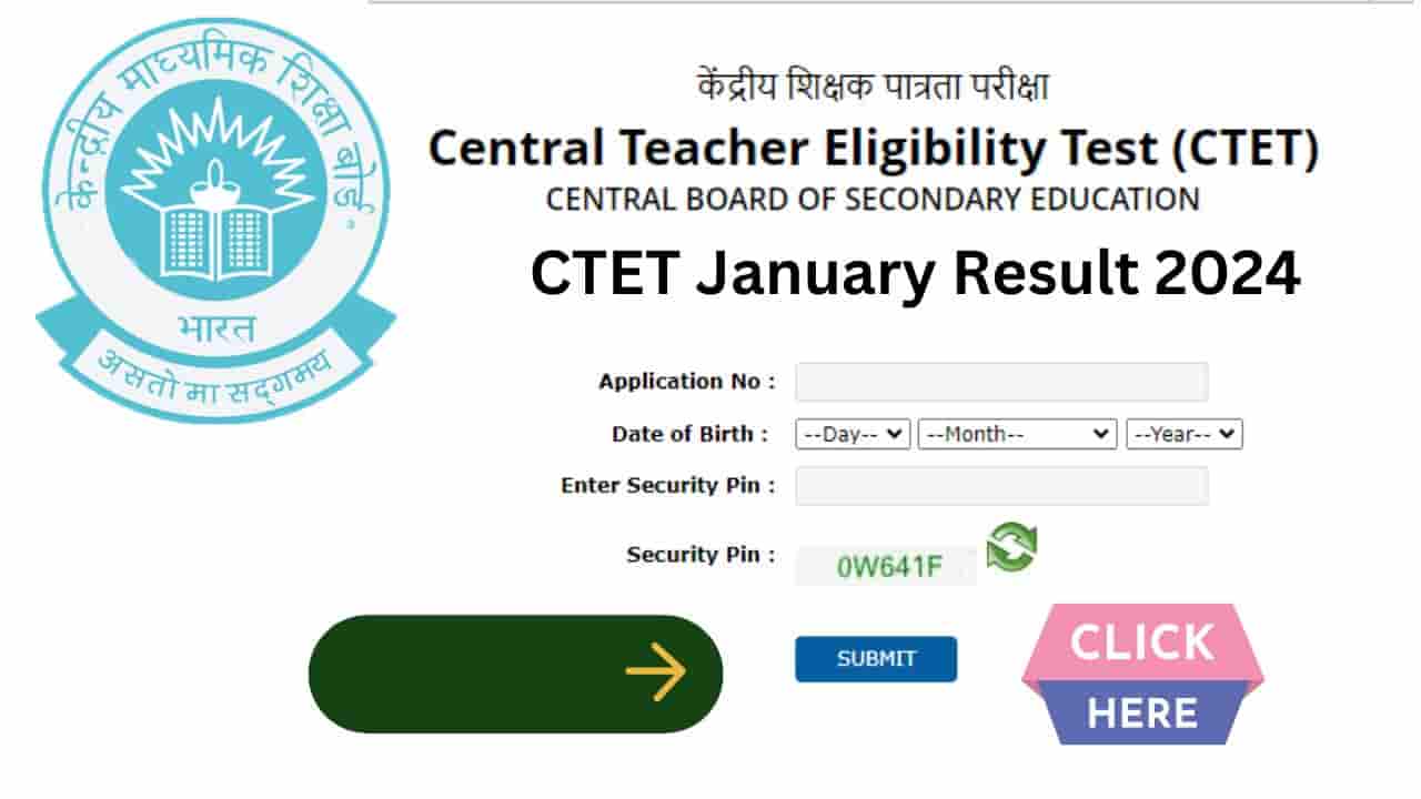Cbse Ctet Result 2024 Check Scorecard And Merit Certificate
